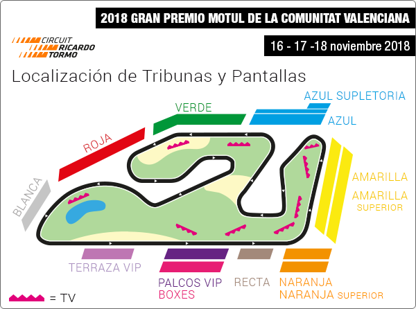 Entradas Circuit Valencia – Circuito Ricardo Tormo